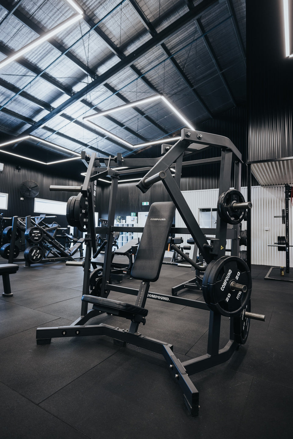 Wide Chest Press Plate Loaded Machine | COMPOUND Fitness – Compound ...