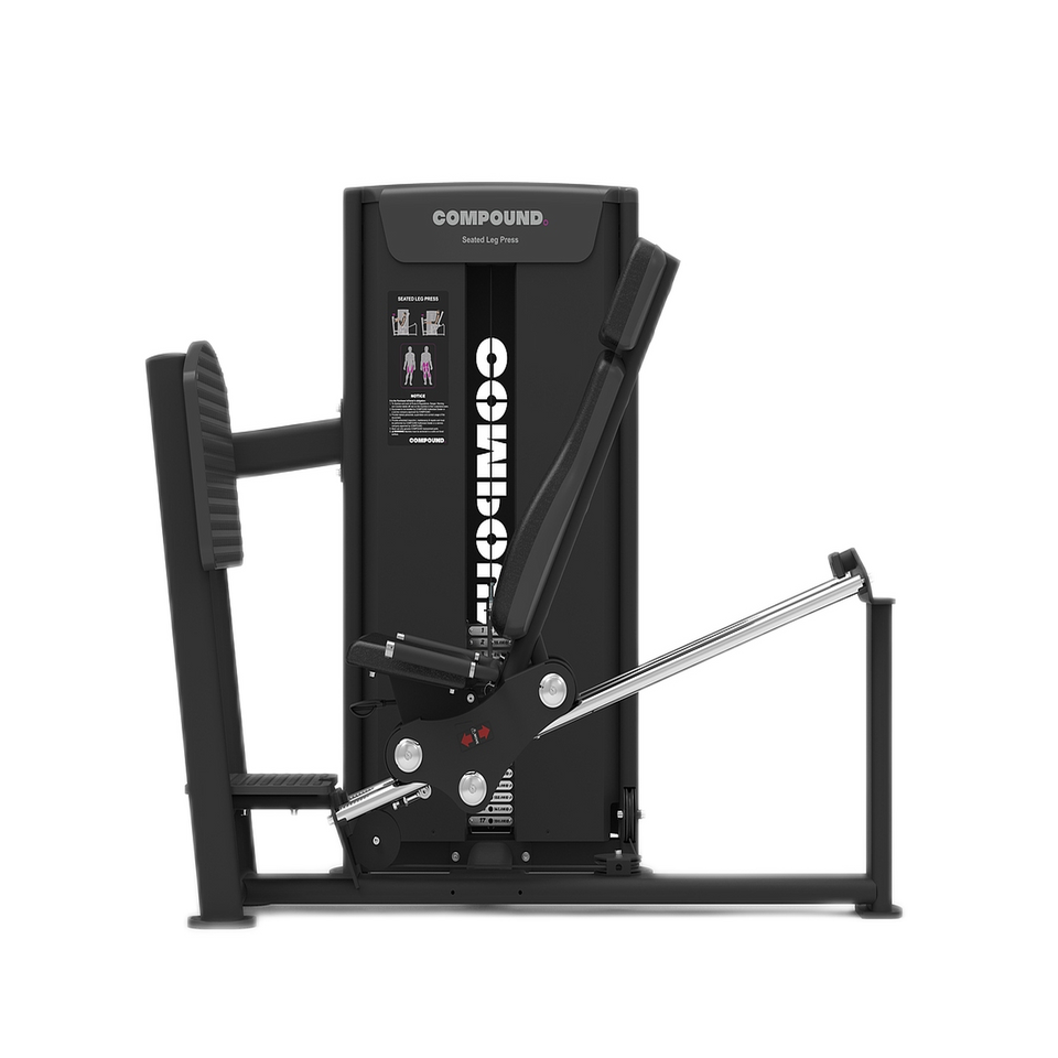 Seated Leg Press Machine - Dynasty Series | Compound Fitness Australia ...