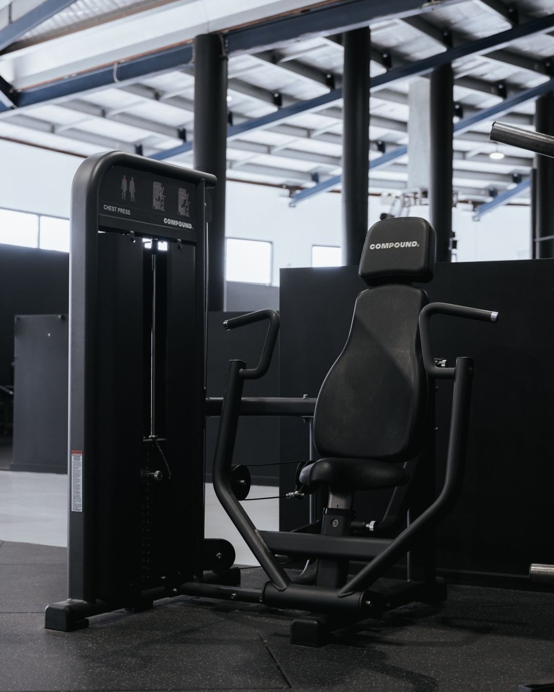 Chest Press Pin Loaded Machine | COMPOUND Fitness – Compound Fitness ...