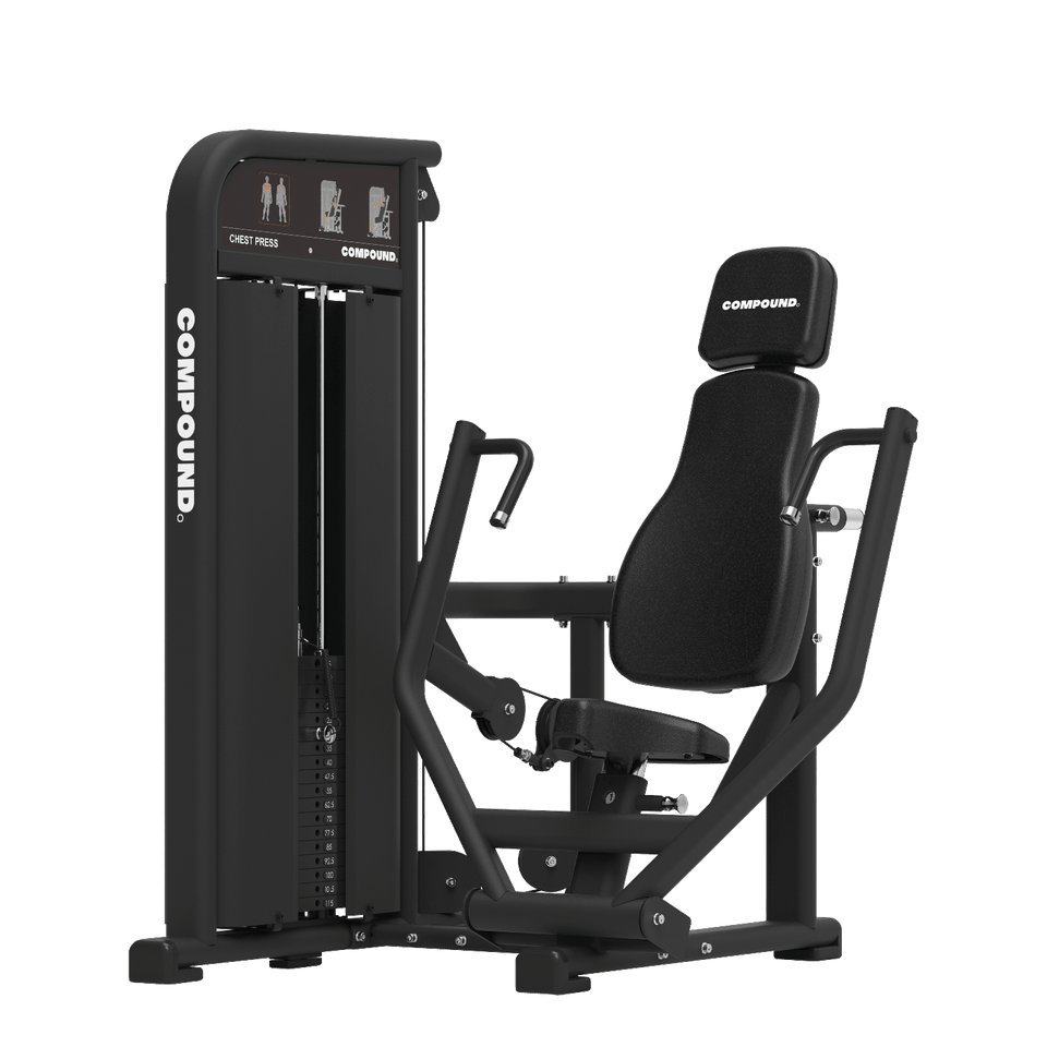 Chest Press Pin Loaded Machine | COMPOUND Fitness – Compound Fitness ...